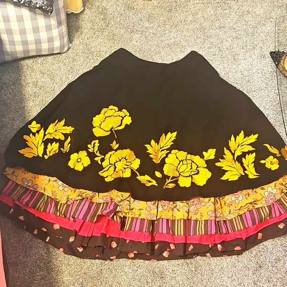 Anthropologie | Skirts | Rare Anthropologie Lithe Layer Skirt | Poshmark